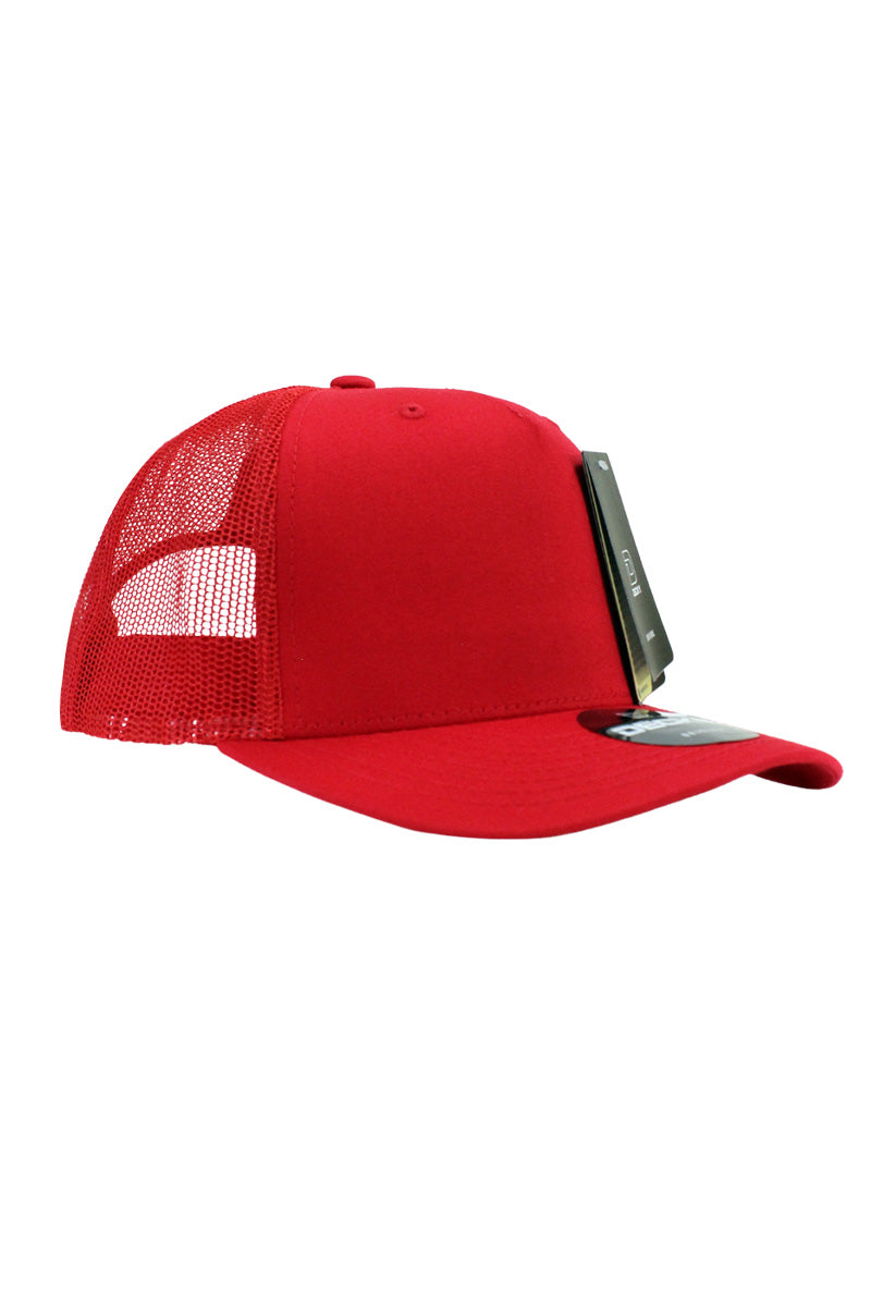 5 Panel Trucker Hat - Red – VICTORIOUSUSA