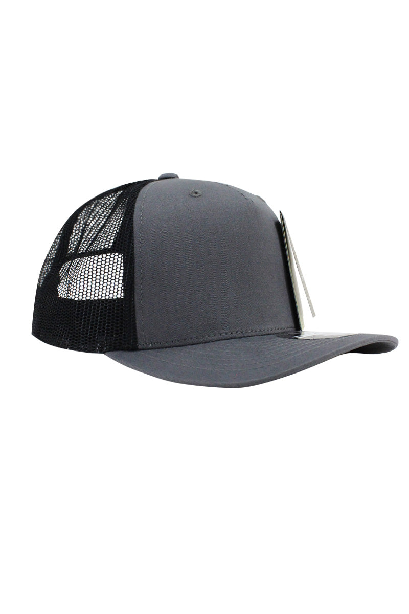 5 Panel Trucker Hat - Charcoal / Black – VICTORIOUSUSA